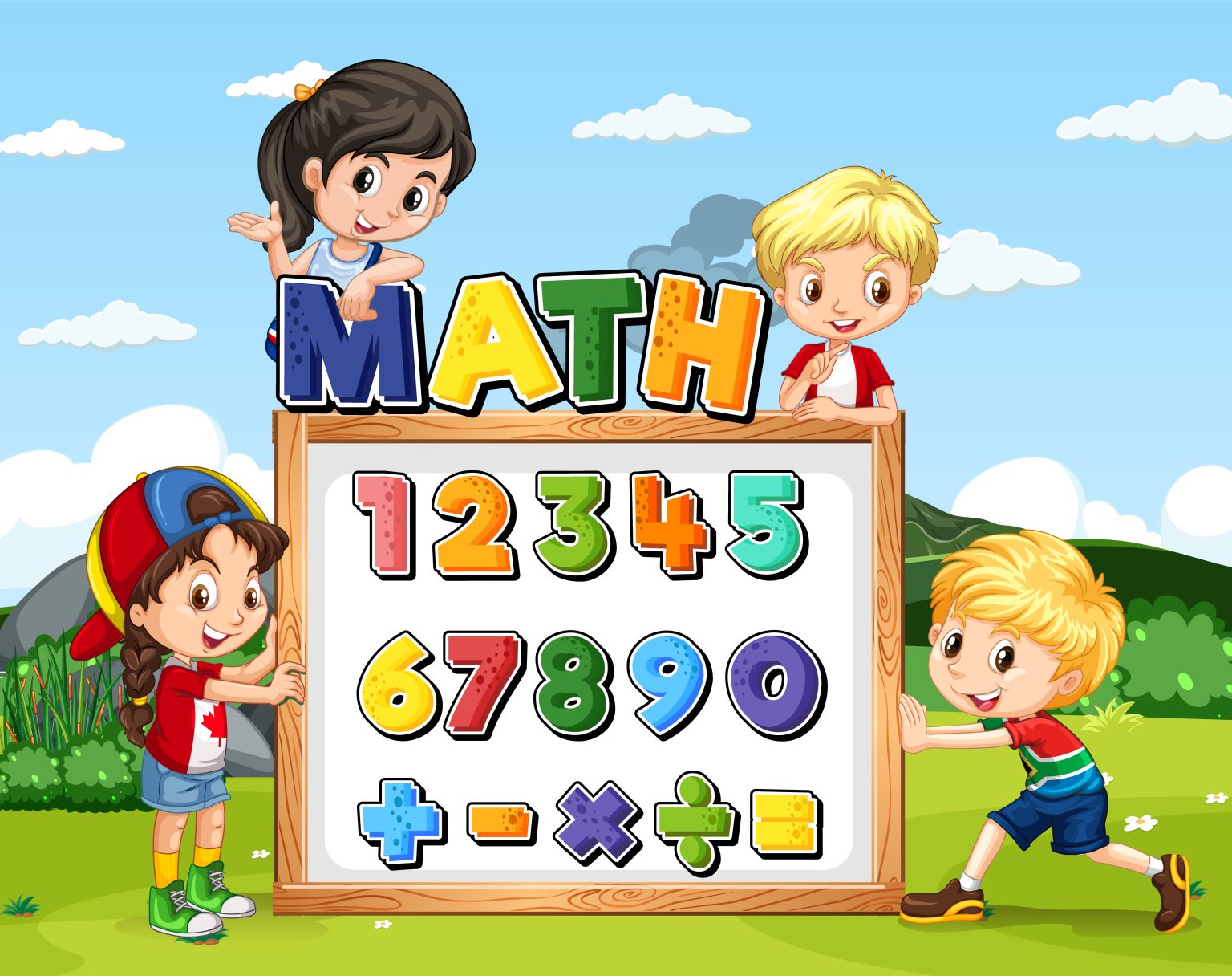 Math Riddles for Kids About Who is First in the Line – Education ...